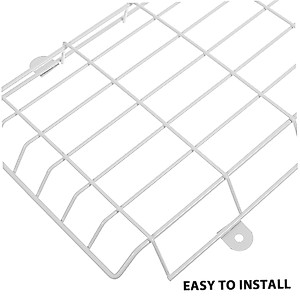 BESPORTBLE Exit Light Protective Emergency Light Wall Emergency Light Wire Cages Emergency Sign Protector Damage Wire Guard for Exit Led Exit Sign Gym Signs Iron Cover Classic White