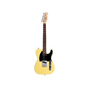 Monoprice Indio Series 6 String Basswood-Body Electric Guitar, Ambidextrous, Blonde (610261)