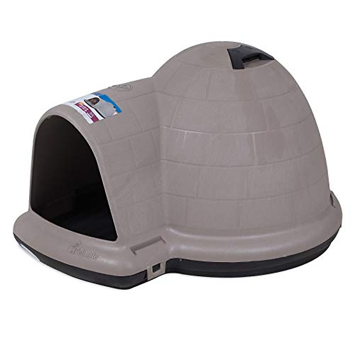 Petmate Indigo Dog House (Igloo Dog House, Made in USA with 90% Recycled Materials, All-Weather Protection Pet Shelter) for Large Dogs 50 to 90 pounds