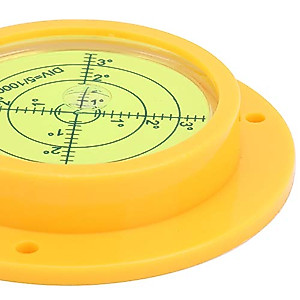 Bubble Spirit Level, 90x17mm Circular Bullseye Level Inclinometers for Phonograph for Turntable