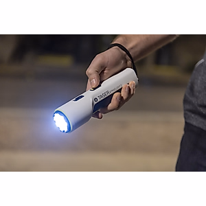 TASER StrikeLight 2 Rechargeable Self-Defense Flashlight | Perfect for Running, Jogging, Pet Walking | Portable, Lightweight, Survival, Outdoors (White)
