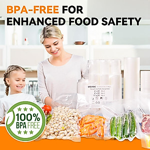 [2024 New] 6" x 10", 8" x 12" and 11" x 16" Precut Bags, 150 Count, Vacuum Sealer Bags for Food, Great for Food Storage, Sous Vide and Meal Prep, Wevac Lite