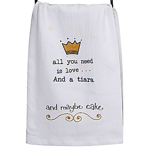 Kay Dee Designs Tiara Krinkle Flour Sack Towel with Glitter Dye