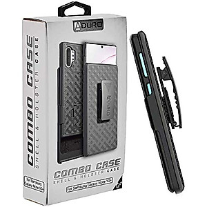 Aduro Cell Phone Holsters for Samsung Galaxy Note 10 Plus Case Protector Includes Belt-Clip & Built-in Kickstand