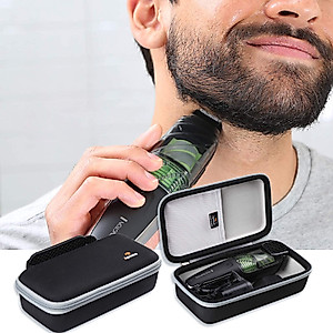 Aproca Hard Storage Travel Storage Case for Remington MB6850 Vacuum Stubble and Beard Trimmer