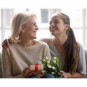 Mom Gifts, Bonus Mom gifts from Daughter/Bride, Mothersday Gifts for Mother in Law/Step mother wedding gift, Sterling Silver Single Pearl Necklace for Women