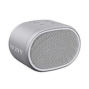 Sony SRS-XB01 Compact Portable Bluetooth Speaker: Loud Portable Party Speaker - Built in Mic for Phone Calls Bluetooth Speakers - Gray- SRS-XB01