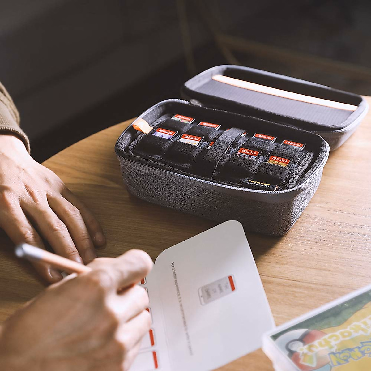 tomtoc 100 Cartridge Game Holder for Nintendo Switch, Sony Ps Vita Games and SD Memory Cards, Nintendo Switch Game Card Case