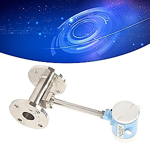 Intelligent Flowmeter, Water Flowing Meter Multifunctional Aluminum Alloy Silver Blue High Accuracy 24V for Measuring