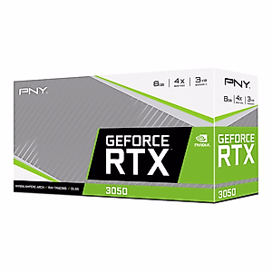 PNY GeForce RTX™ 3050 8GB Verto Dual Fan Graphics Card