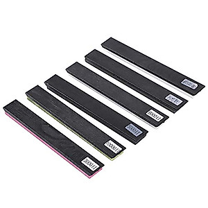 6PCS Sharpening Stone, 800‑10000 Grit Sharpening Stones Set, Fine Sharpening, Eliminate Burrs, Can Sharpen Any Blade, Easy to Use, for Polishing Compound, Flattening Stone Kitchen Tools