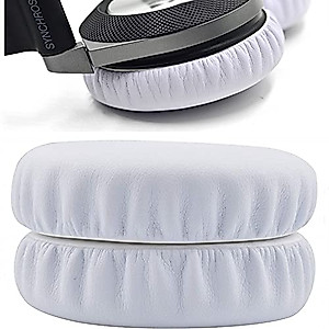 1 Pair E40BT Replacement Ear Pads Cushion Cover Compatible with JBL Synchros E40BT E40 S400 S400BT Headphones (White)