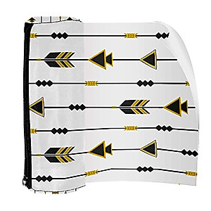 Tribal Arrows Pattern Pencil Bag Pen Case Stationary Case Pencil Pouch Desk Organizer Makeup Cosmetic Bag for School Office