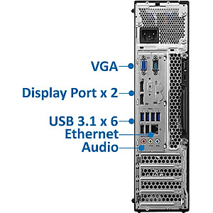 Lenovo ThinkCentre M900 SFF Desktop Computer, Intel Core i5-6500 Upto 3.6GHz, 8GB RAM, 1TB SSD, 4K 2-Monitor Support DisplayPort, HDMI, DVD-RW, AC Wi-Fi, Bluetooth - Windows 10 Pro (RENEWED)