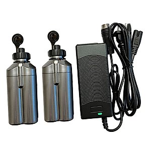 TF-POWER Compatible Sea Fishing Electric Reel Battery for Daiwa Shimano, Replace for BM2300 BM2900, Replacement Charger Daiwa RB-CC4002,14.8V 2500mAh,Sets of 2pcs Battery and 1pc Charger