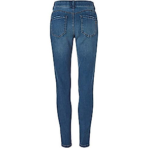 Vintage America Blues Women's F'ab Body Sculpt Skinny Full Length Denim Jean, Wisp, 4