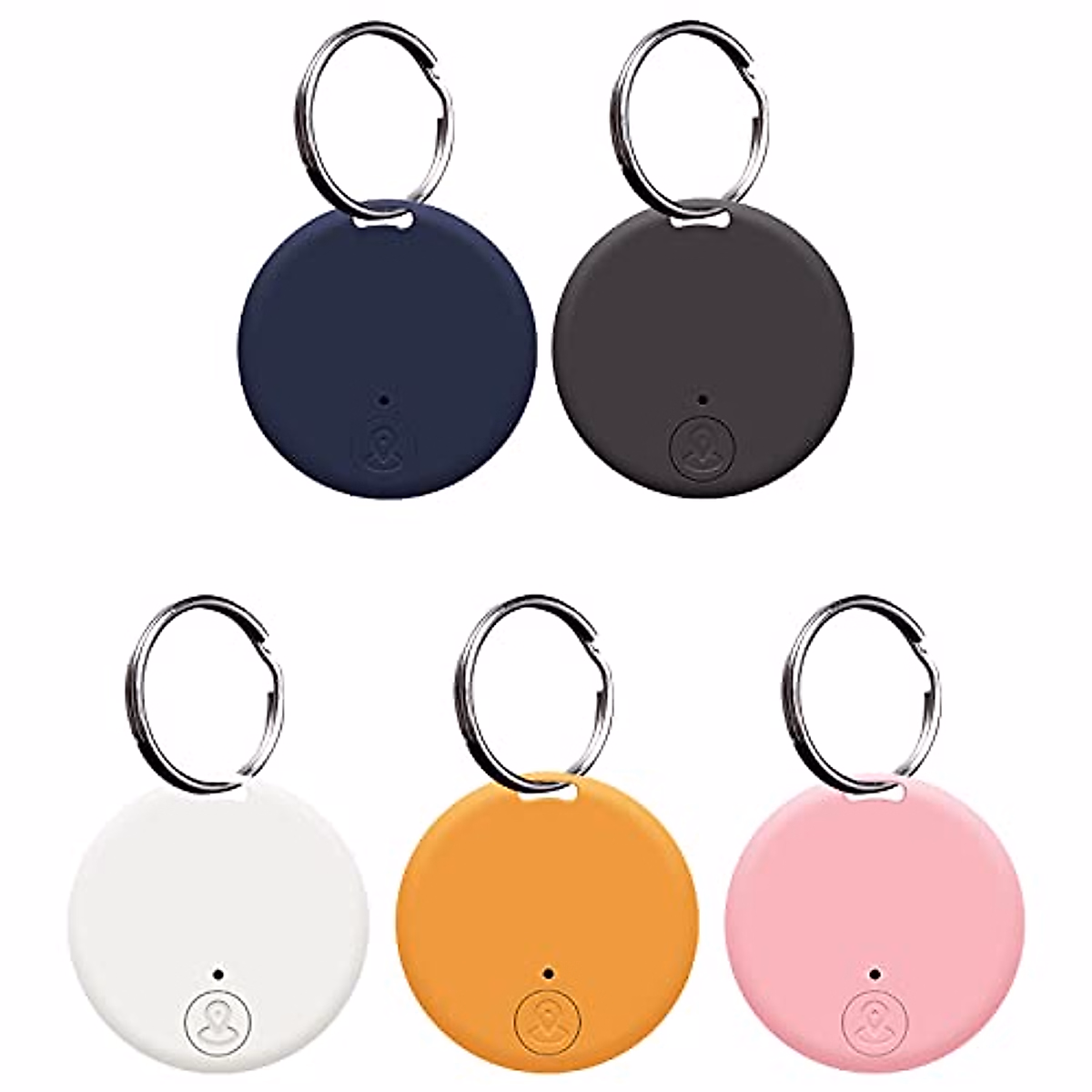 JAMRYSE Portable Tracking Bluetooth 5.0 Mobile Key Tracking with Ring,Smart Anti-Loss Device Waterproof Device Tool Pet Loc_ator Finder Tracker for Pet Cats Dogs Wallet Key,Easy to Use (Black)