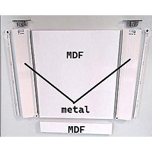 Replacement Metal Drawer Box with Slides- Slide Out Metal Sides and Slides Choose Your Size
