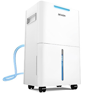 1500 Sq.ft Dehumidifier for Basement, SEAVON 21 Pint Dehumidifiers with Drain Hose for Home Large Room Bedroom Bathroom, Powerful Moisture Removal, Smart Humidity Control & Display, 24H Timer, 3 Modes