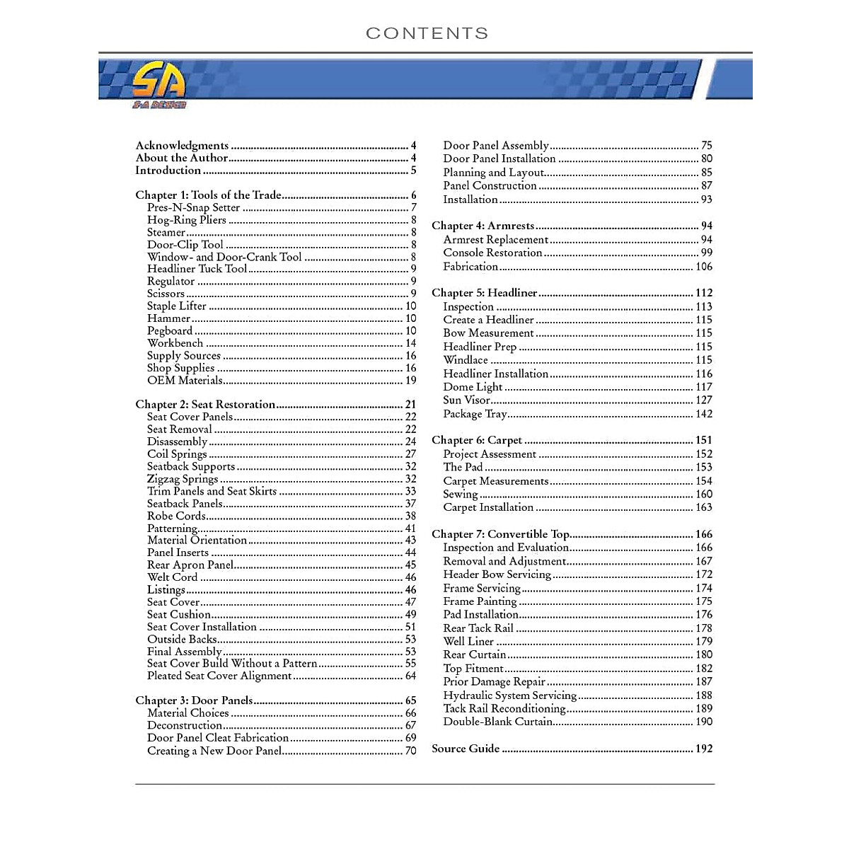 Automotive Upholstery & Interior Restoration (Restoration How-to Sa Design)