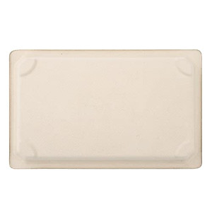 Restaurantware Pulp Tek 8.5 x 5.4 Inch Large Sushi Trays 100 Microwavable Bagasse Dishes - Lids Sold Separately Freezable Brown Bagasse Sugarcane Trays For Appetizers Or Entrees