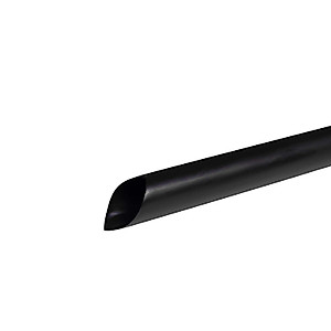 Karat C9041 5.75'' Boba Sample Straws (10mm) - Black (Case of 2000)