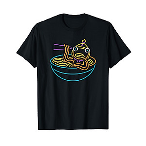 Fortnite Fishstick Neon Ramen Bowl Center Icon T-Shirt