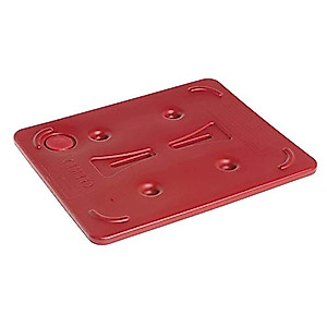 Cambro HP2632444 Half-Size Fire Red Camwarmer Hot Plate 1 each