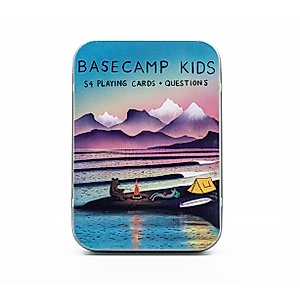 Basecamp Cards: Kids Edition Conversation Starters - 52+2 Family Friendly Unique Questions - Family Conversation Cards - Playing Cards - Fun Family Activity