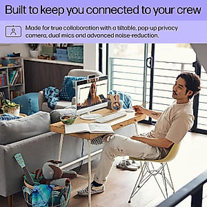 HP 24 All-in-One Bundle PC, 23.8" FHD Touchscreen, AMD Ryzen 3 7320U (Up to 4.1 GHz), 8 GB RAM, 1TB SSD, AMD Radeon Graphics, Windows 11 Home (White)