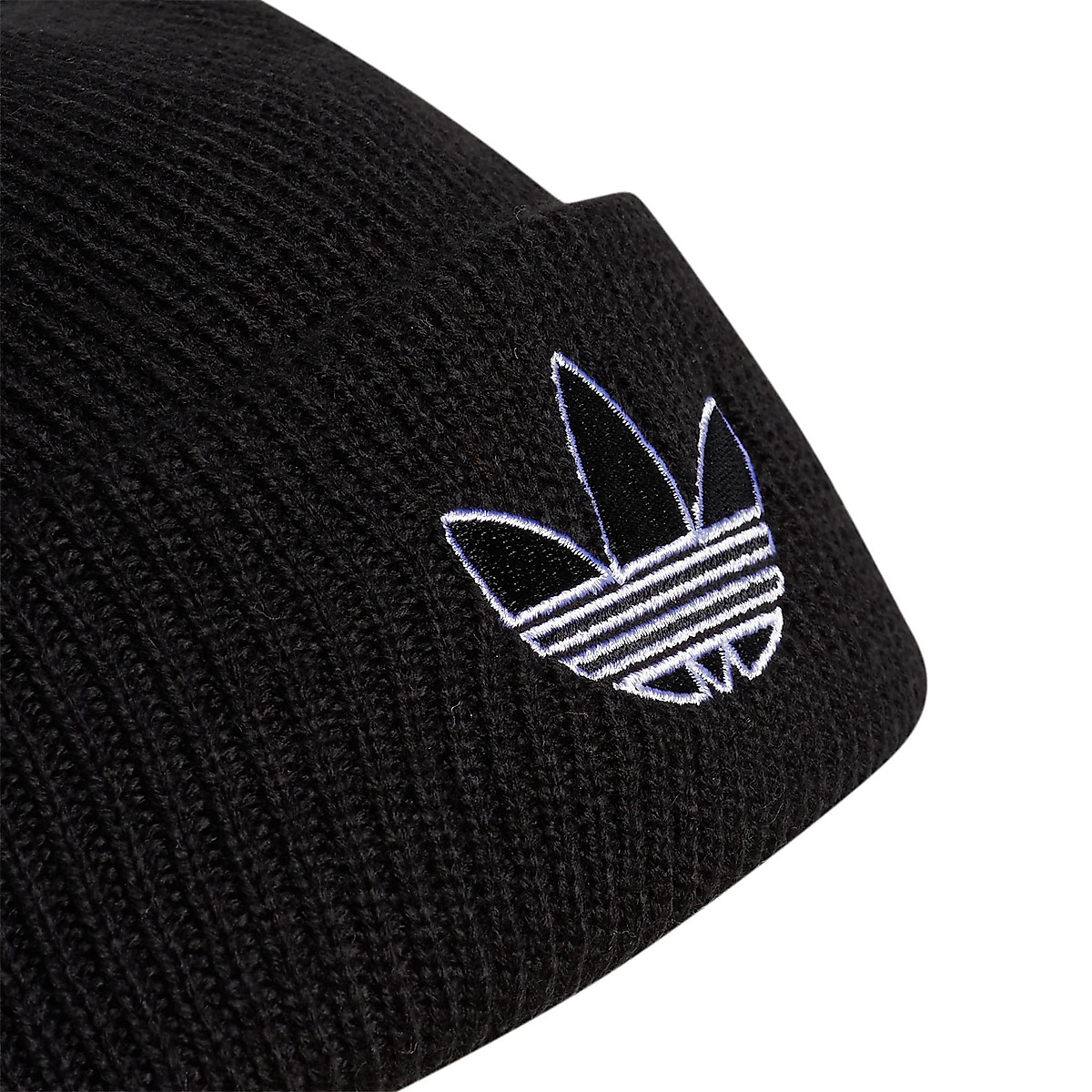 adidas Originals Unisex Sunday Cuff Beanie, Black 2, One Size