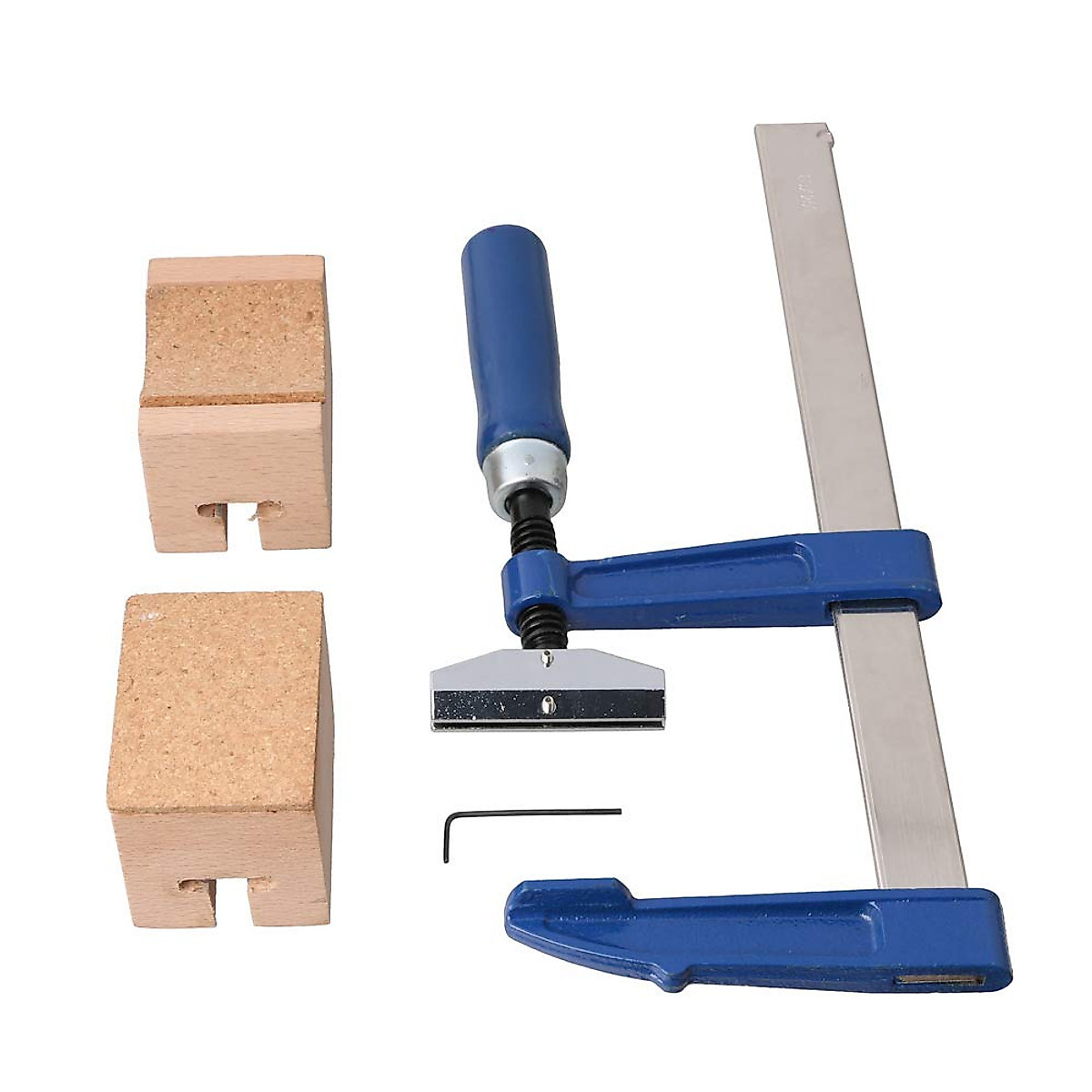 Guitar Metal Fret Press Tool Insert Luthier Fretting Tool with Wooden Cauls