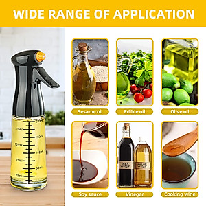 Rydowenna Olive Oil Sprayer For Cooking-Olive Oil Sprayer-Oil Spray-200ml Glass spray bottles Olive Oil Dispenser