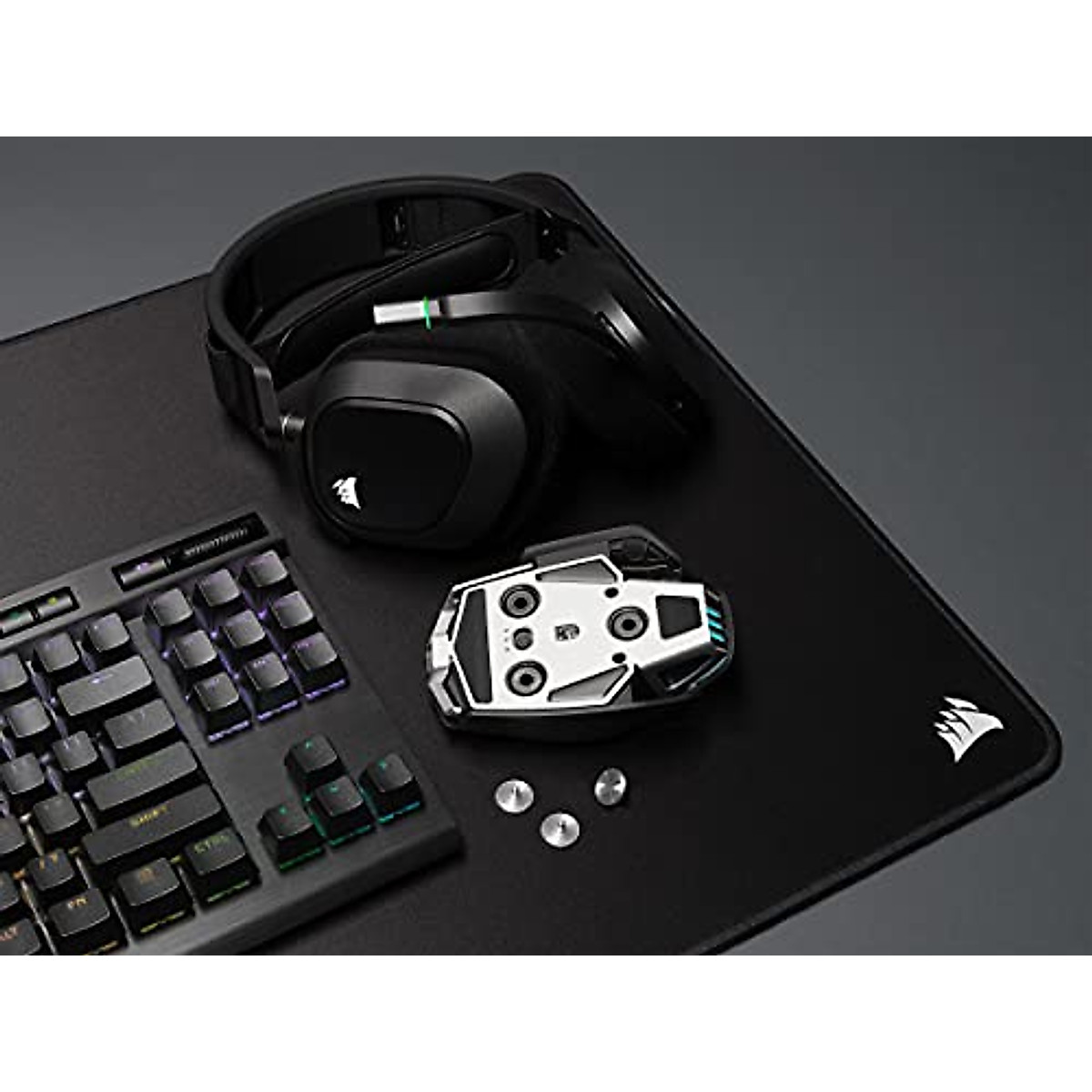 Corsair M65 RGB Ultra Wireless, Tunable FPS Wireless Gaming Mouse, Black
