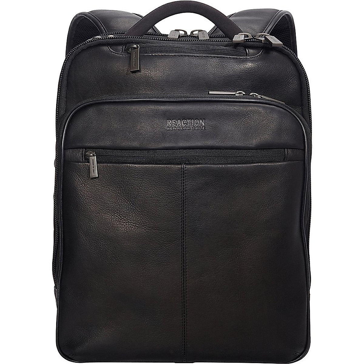 Kenneth Cole Reaction Manhattan Commuter Slim Backpack 16" Laptop Computer & Tablet Travel, Business, Work, School Bookbag, Brown, Colombian Leather