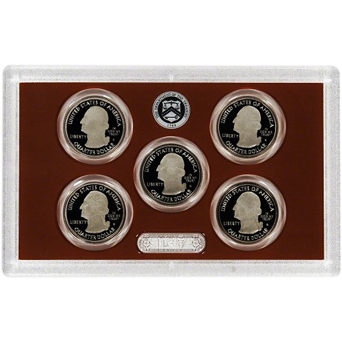 2012 S US Mint Quarters Proof Set OGP