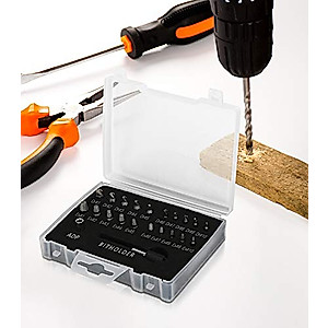 Raynesys Damaged Screw Extractor Set, 22 PCS Easy Out Stripped Screw Extractor Kit, Alloy Steel Screw Remover for Home DIY Garden Wood Extractor,with Magnetic Extension Bit Holder and Socket Adapter