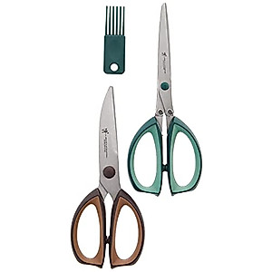 Henckels Kitchen Shears for Herbs, 2-pc, Dishwasher Safe, Heavy Duty, Stainless Steel, Take A Part Shears