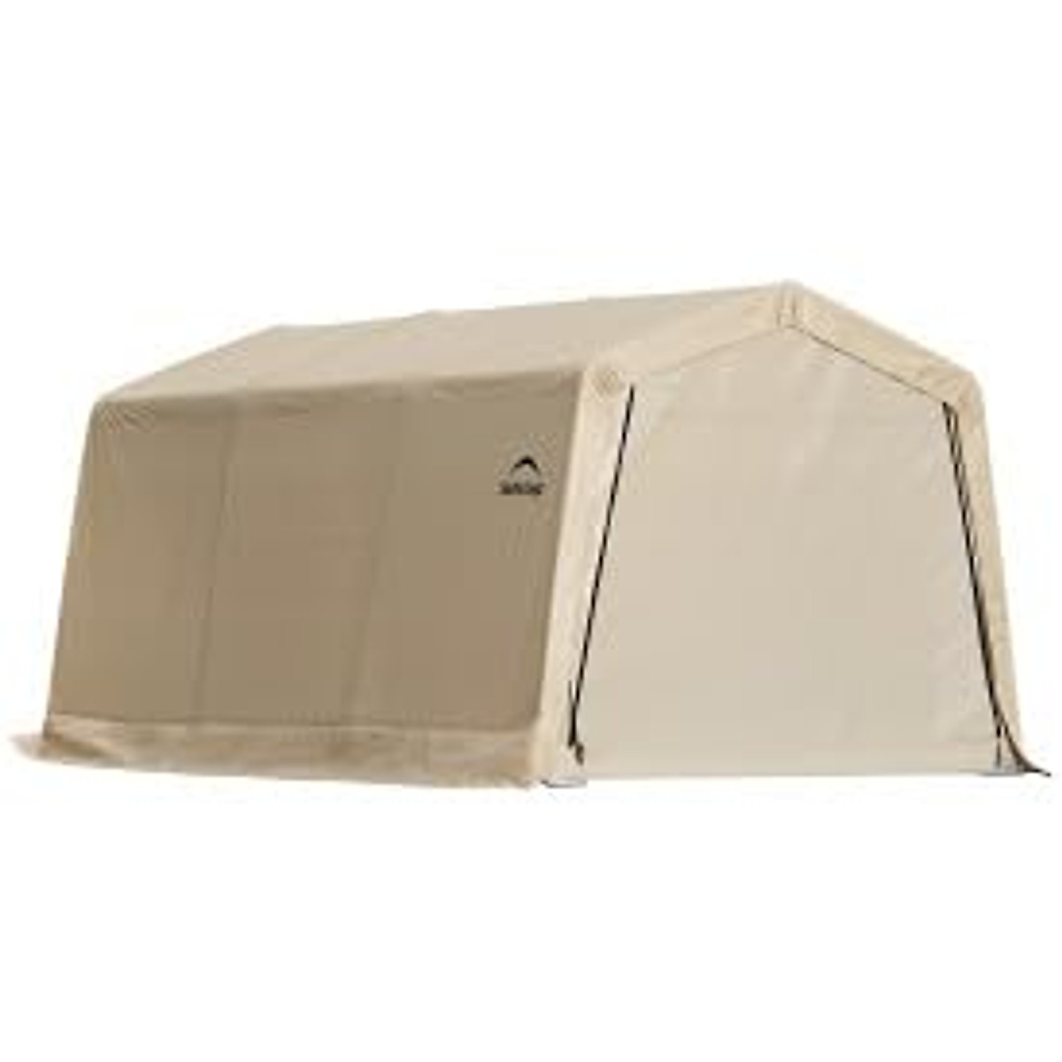 ShelterLogic Replacement Cover Kit Only No Frame -10x15x8 Peak Tan 90526 (5.5oz Tan)-Frame Not Included