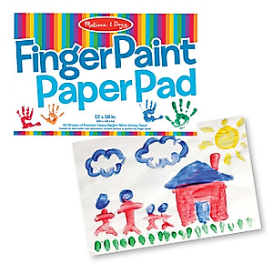 Melissa & Doug Finger Paint Paper Pad (12"x18")