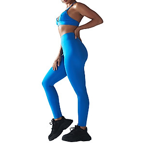 Savage X, Womens, Hotline High-Waist Legging, Basically Blue, 2X