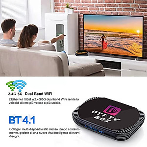 Android 11.0 TV Box 4GB RAM 32GB ROM TV Box MXIII Pro X4 Amlogic S905X4 64-bit Quad Core with Dual Wi-Fi 2.4G/5.0G, BT 4.0/ 3D Ultra HD 8K/ H.265/ 1000M LAN/USB 3.0 Smart TV Box
