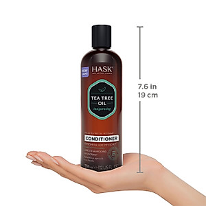 HASK Tea Tree & Rosemary Oil Scalp Care Conditioner - 12 fl oz