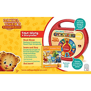 Daniel Tiger's Neighborhood Interactive Electronic Take Along Storyteller with 11 books (Daniel Tiger's Neighborhood Children's Interactive Story and Song Carry Along Player With Books)