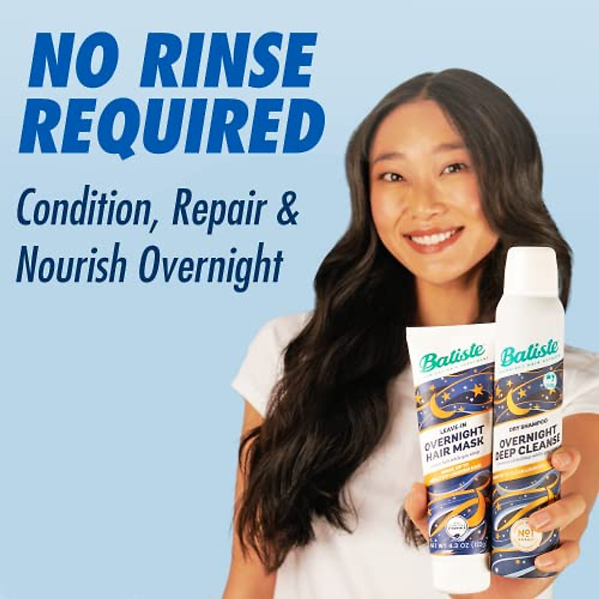 Batiste Overnight Deep Conditioning Leave-In Hair Mask, Repair Hair, Hair Conditioner Nourish Dry Hair Overnight, Infused with vitamin E for Enhancing Haircare, 4.3oz.