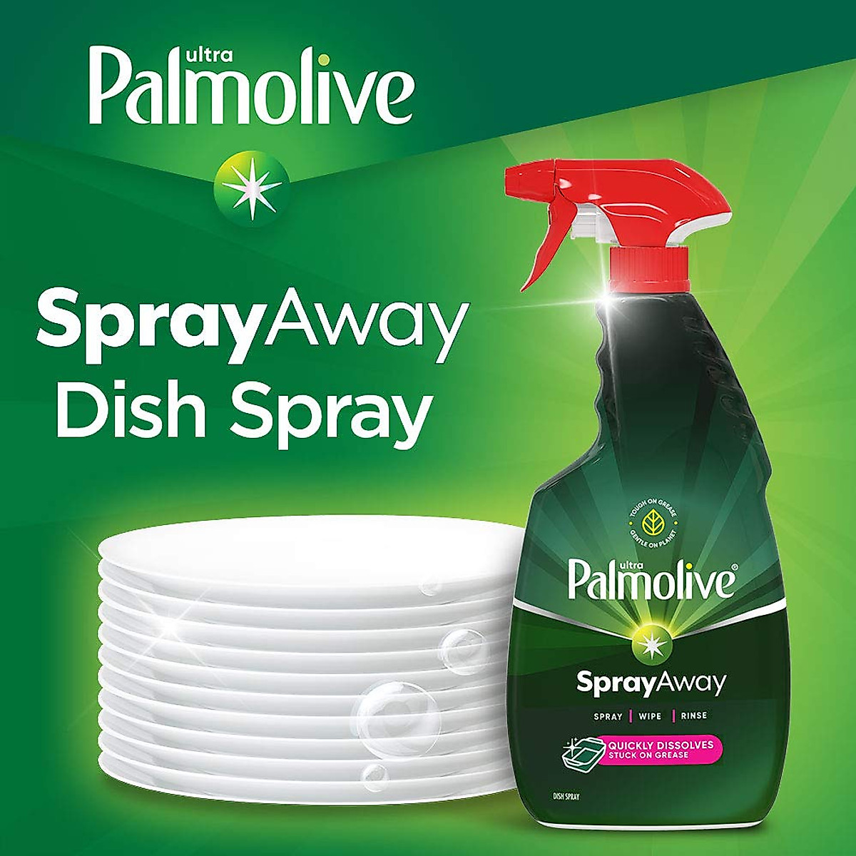 Palmolive Ultra Spray Away Dish Soap Spray, 16.9 Ounce, 6 Pack