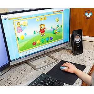 Johnny World My First Mouse – Wireless Single Click One Button Mouse Designed for Small Hands and Early learners. Perfect for Educational Computer Games. A Mouse for Kids!