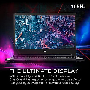 Acer Predator Helios 300 PH317-55-77S4 Gaming Laptop | Intel i7-11800H | NVIDIA GeForce RTX 3070 Laptop GPU | 17.3" QHD 165Hz 3ms IPS Display | 16GB DDR4 | 1TB SSD | Killer WiFi 6 | RGB Keyboard