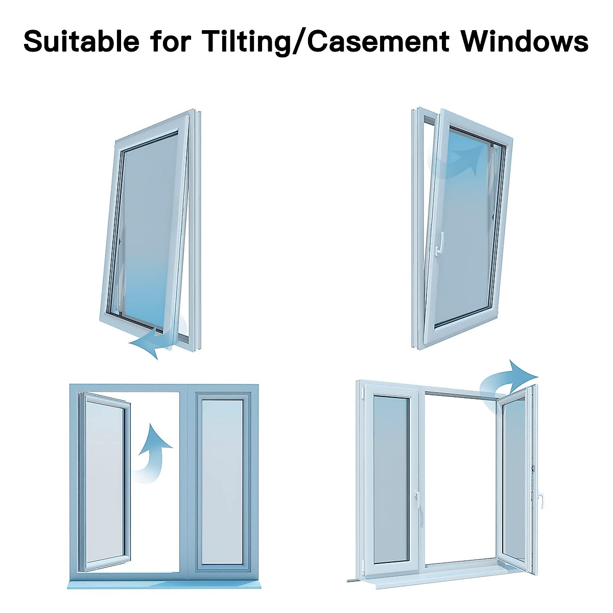 Vgooar Universal Window Seal for Portable Air Conditioner, Waterproof Window Seal for AC Unit, Tilting and Casement Windows Only, 400cm / 157inch