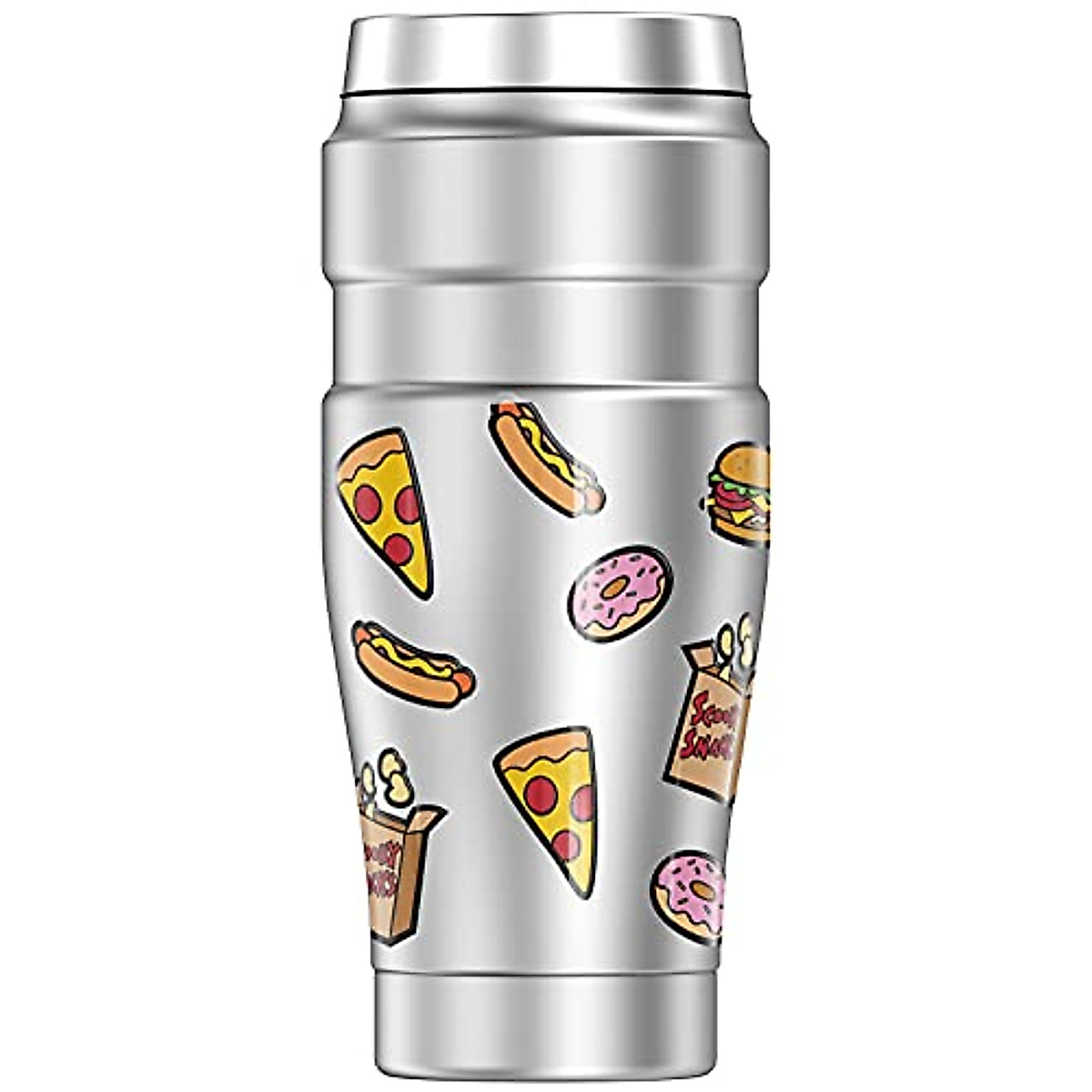 THERMOS Scooby-Doo Scooby And Shaggy Snacks STAINLESS KING Stainless Steel Travel Tumbler, Vacuum insulated & Double Wall, 16oz